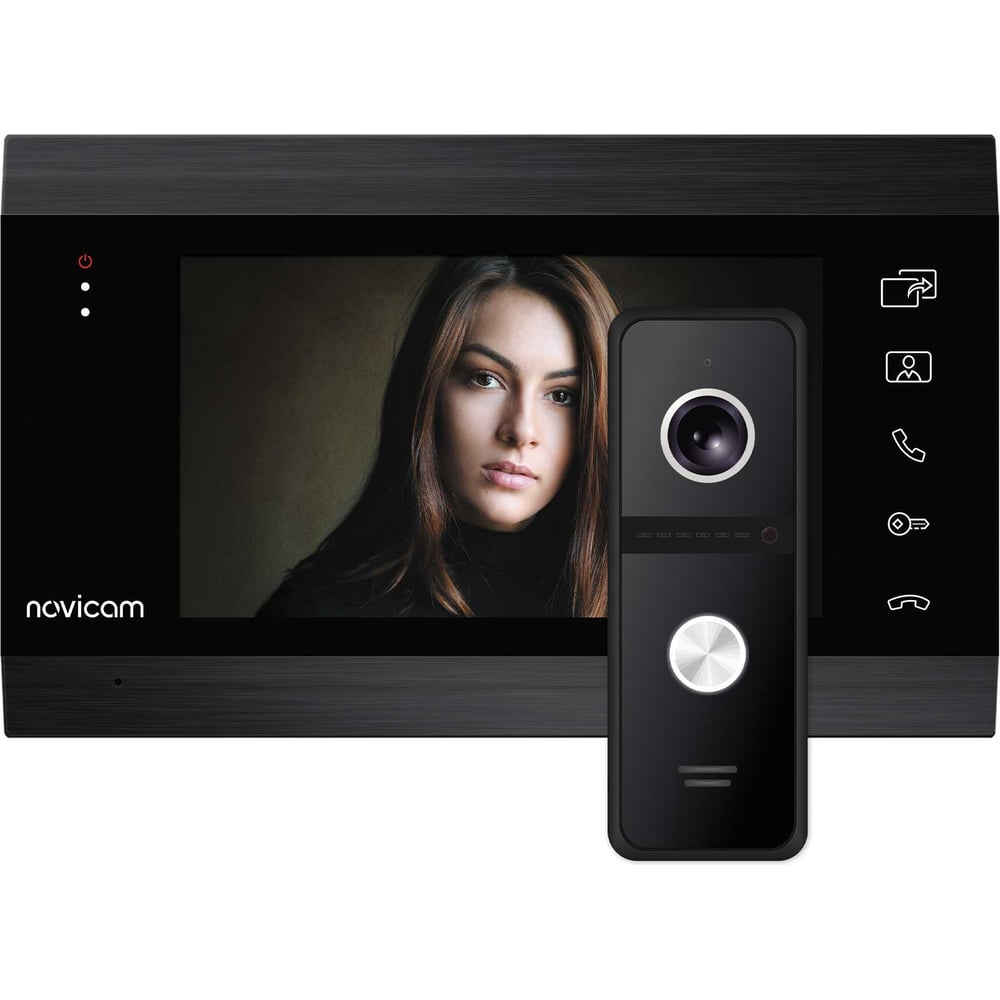 Комплект видеодомофона Novicam dark magic 7c kit для квартиры, дома и офиса 4222 - выгодная цена ...