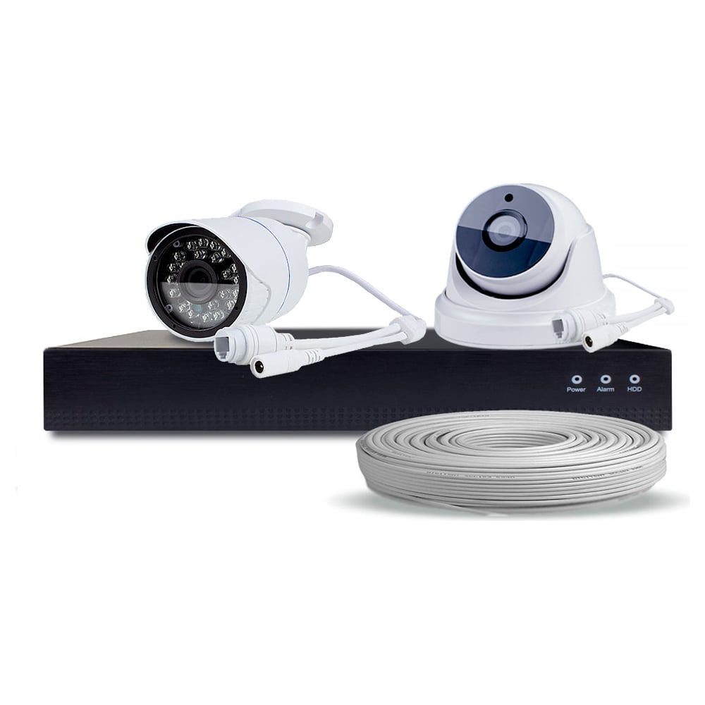 Комплект видеонаблюдения PS-link IP 5Мп KIT-B502IP-POE 1 камера для ...