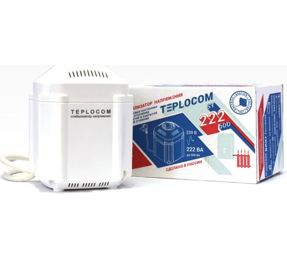 Стабилизатор напряжения Бастион Teplocom ST-222/500 - выгодная цена ...
