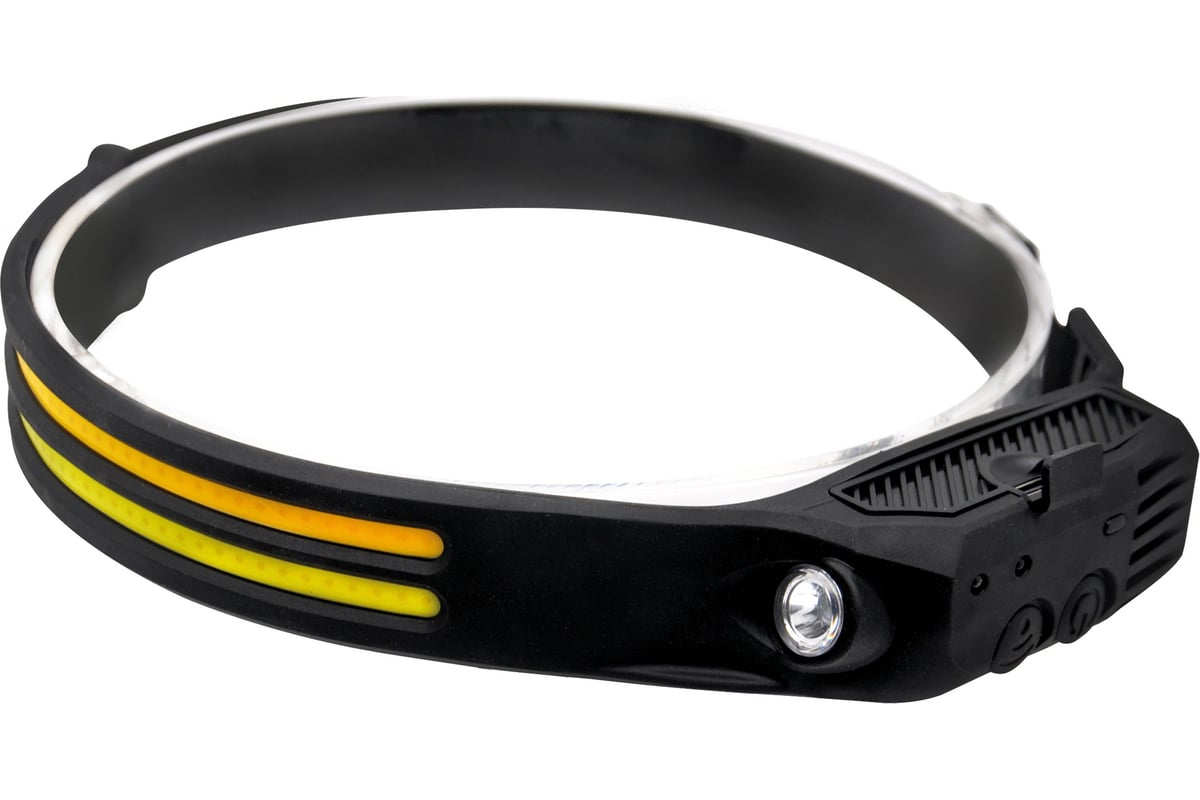 Налобный фонарь RITTER LED COB регулируемый ремень датчик дв 5 режима ...