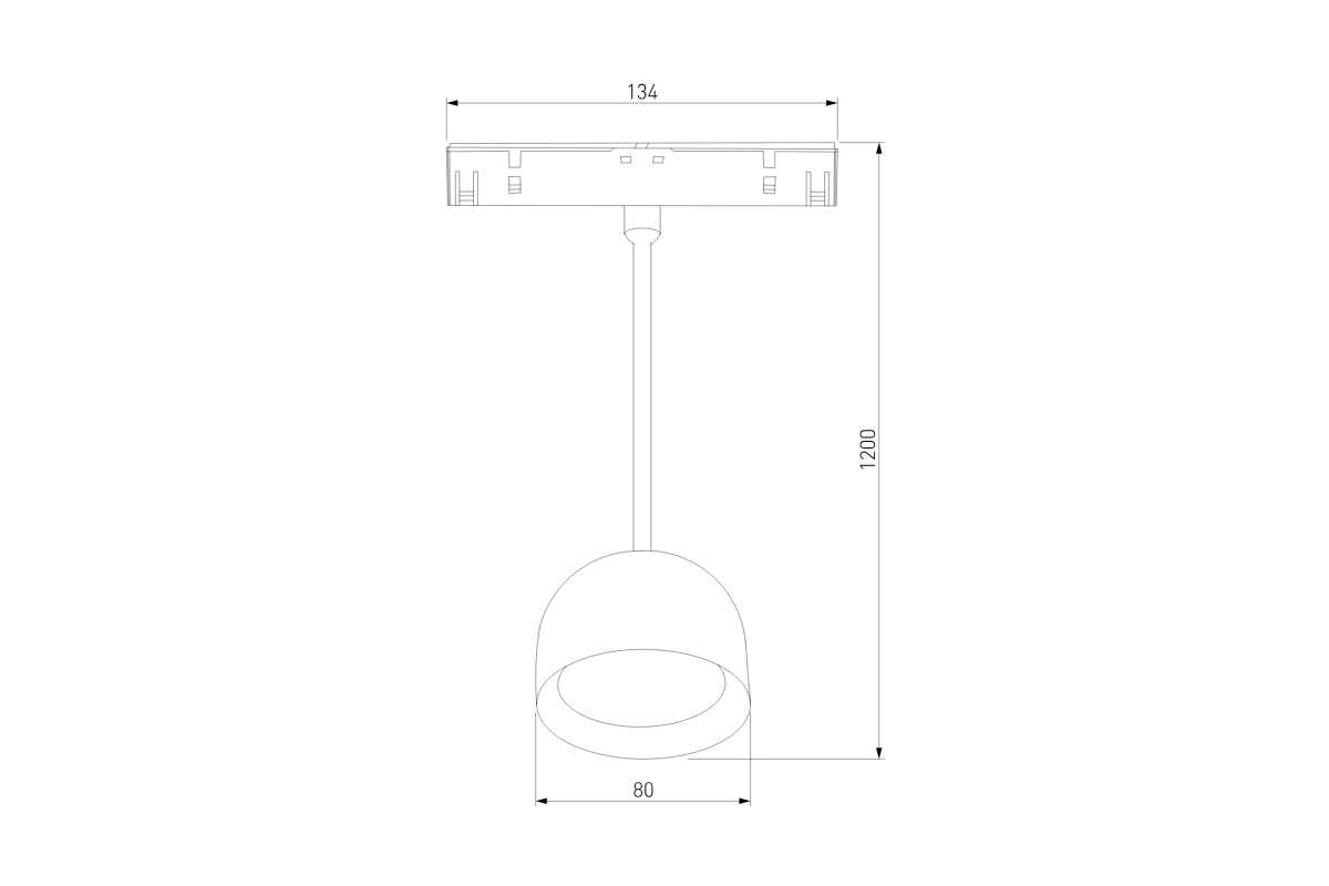 Трековый светильник Elektrostandard slim magnetic 8w 4000k uno (черный ...