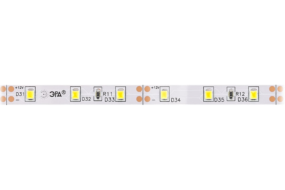 Светодиодная лента ЭРА Ls2835 60led Ip20 Ww Eco 3m Б0035585 выгодная