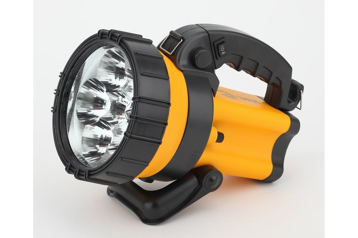 Фонарь-прожектор ЭРА АЛЬФА PA-605 6x1Вт LED SMD, литий 3Ач, сигнальный ...