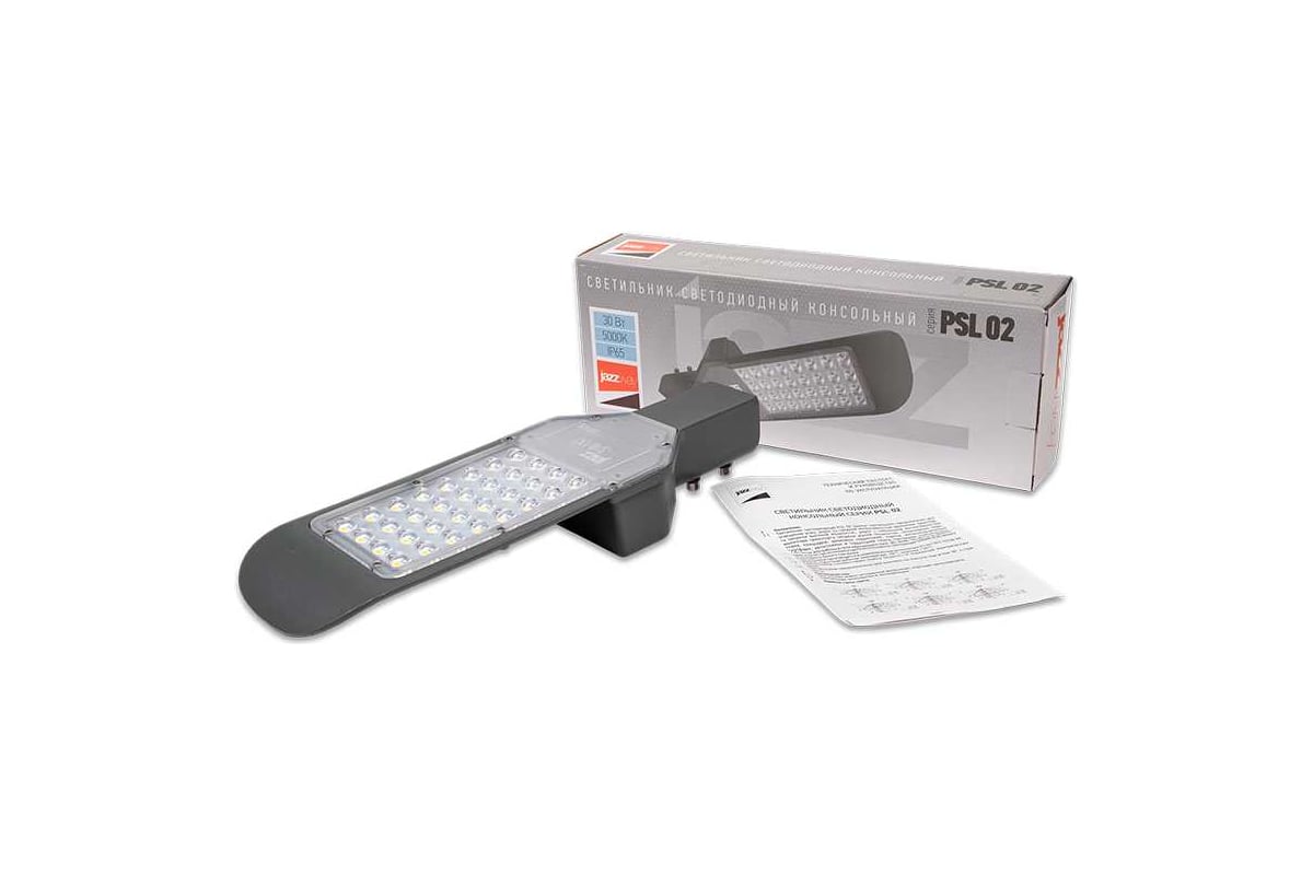 Светодиодный светильник Jazzway PSL 02 GR 30Вт 5000К IP65 AC85-265В ДКУ ...