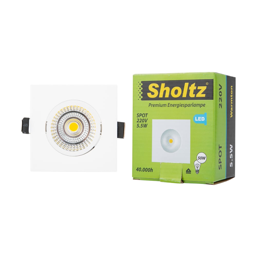 Светодиодный встраиваемый поворотный светильник Sholtz 5Вт 3000K 220В ...