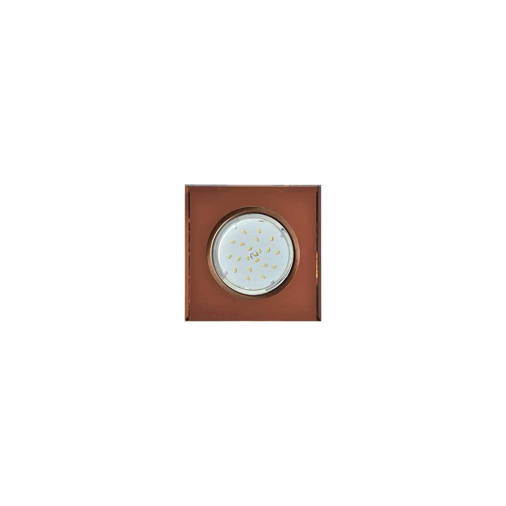 Светильник Ecola Gx53 h4 5311 glass стекло квадрат скошенный край ...