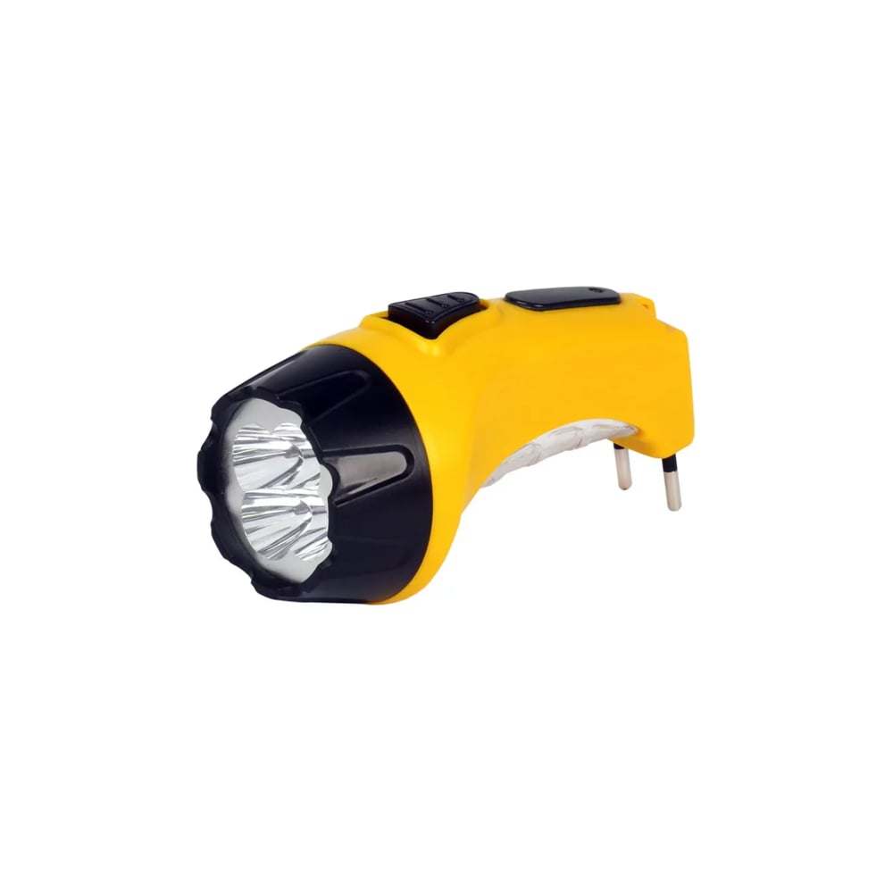 Аккумуляторный светодиодный фонарь Smartbuy 4+6 LED, с прямой зарядкой ...