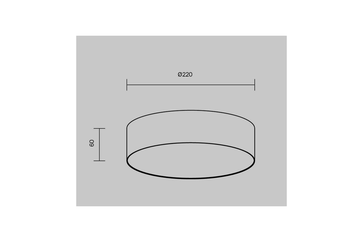 Потолочный светильник MAYTONI Zon C032CL-24W4K-RD-B - выгодная цена ...