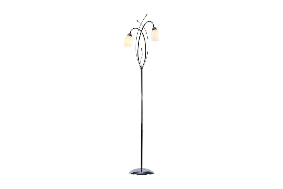 Напольный светильник ESCADA E27*60W Chrome/White 10161/L - выгодная ...