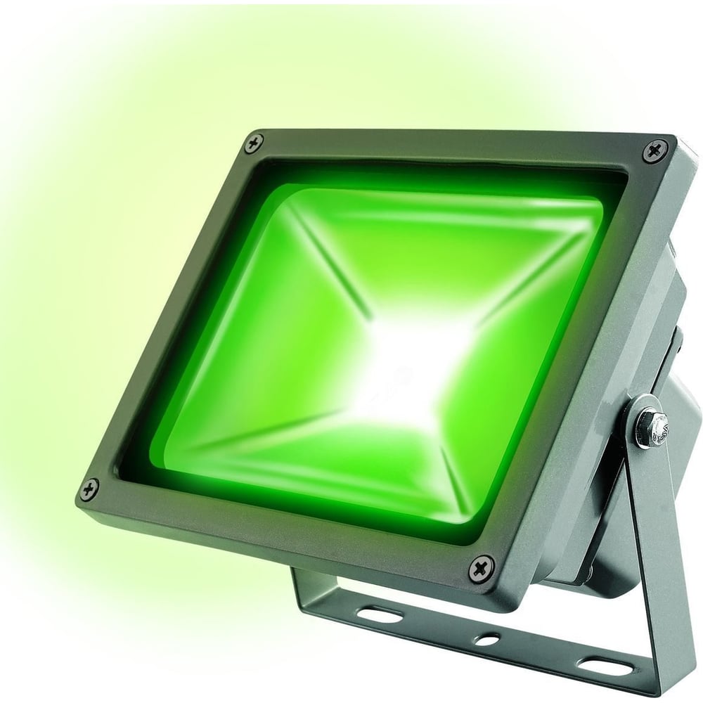 Светодиодный прожектор Uniel, ULF-S01-30W/GREEN, IP65, 110-240В ...