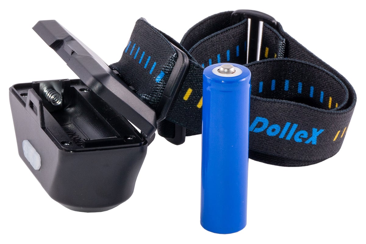 Налобный светодиодный аккумуляторный фонарь 3W LED + 3W COB, DolleX FIS ...