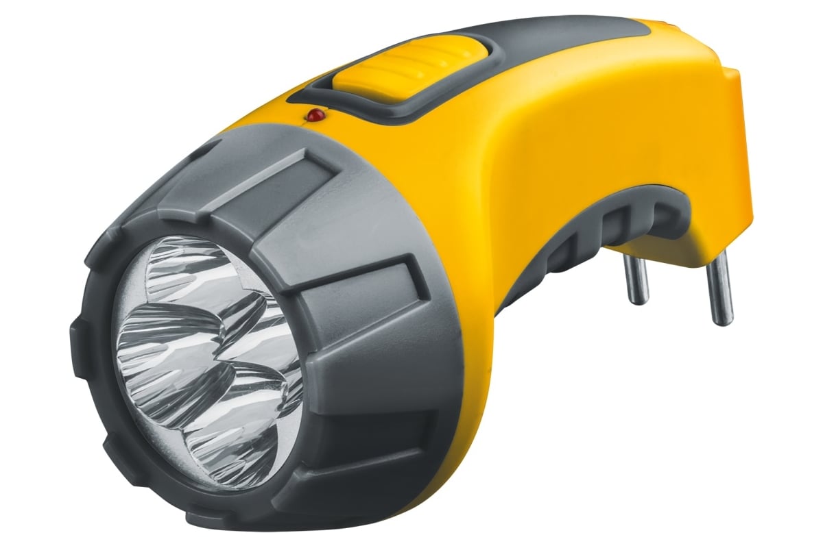 Фонарь Navigator, NPT-CP03-ACCU, пластик, 4LED, прямой, зарядка ...