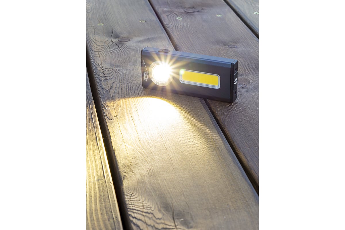 Фонарь ЯРКИЙ ЛУЧ XS -510 Scout COB 500лм 3 режима, клипса/магнит, Li-Pol 1500mAh 4606400106241 ...