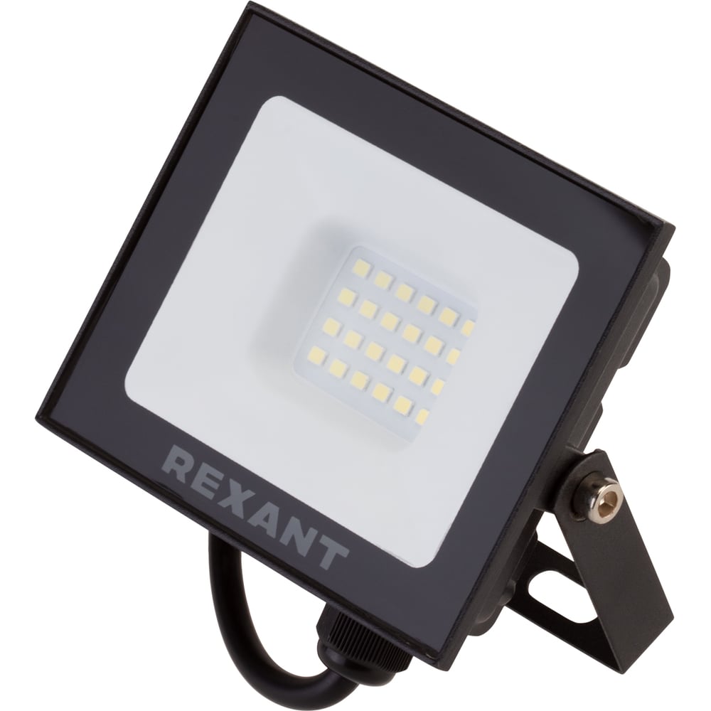 Светодиодный прожектор REXANT, 30Вт 200–260В IP65 2400лм 6500K холодный свет 605-003 - выгодная ...