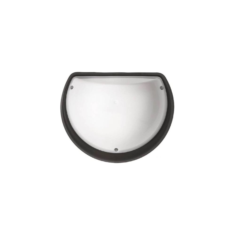 СВЕТИЛЬНИК СВЕТОДИОДНЫЙ АКУА ПОЛУМЕСЯЦ ОПАЛ 9W 6400K (Черный) IP54 400 ...