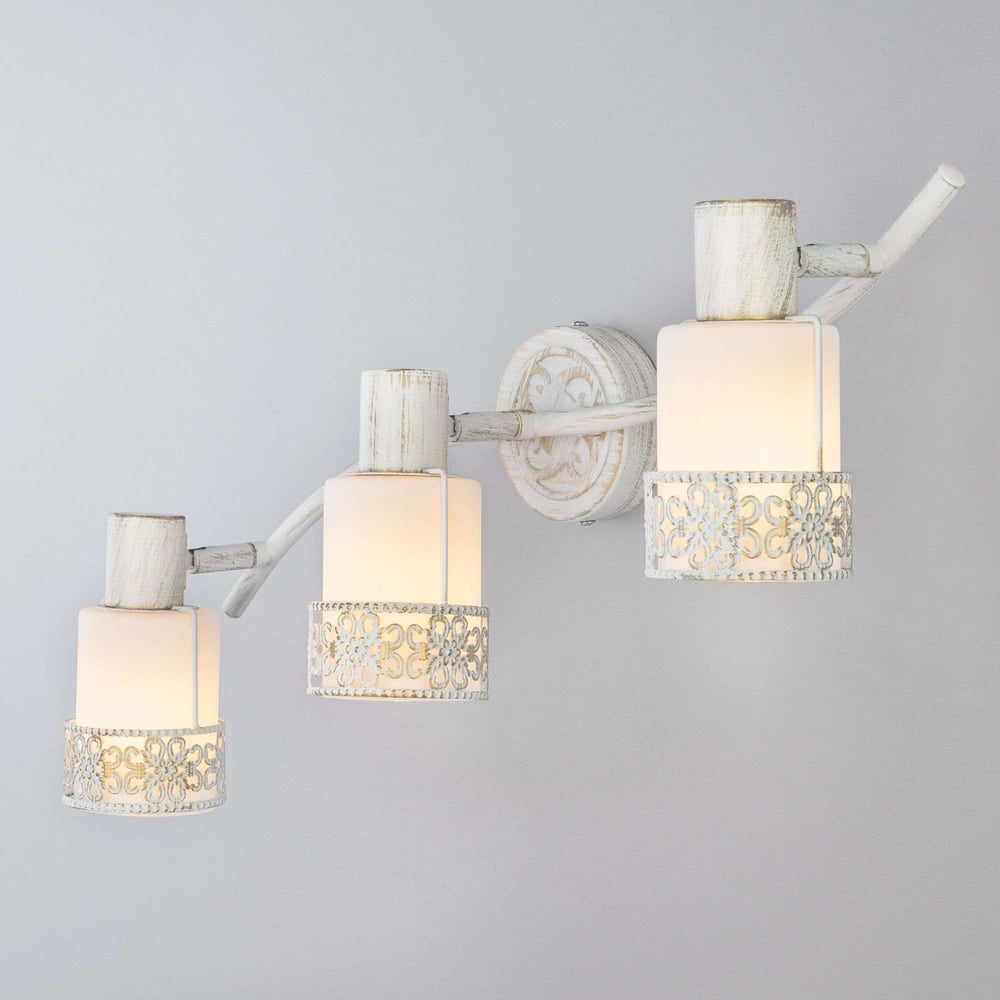 Светильник Eurosvet споты, 20025, E14, белый с золотом 00000071469 ...