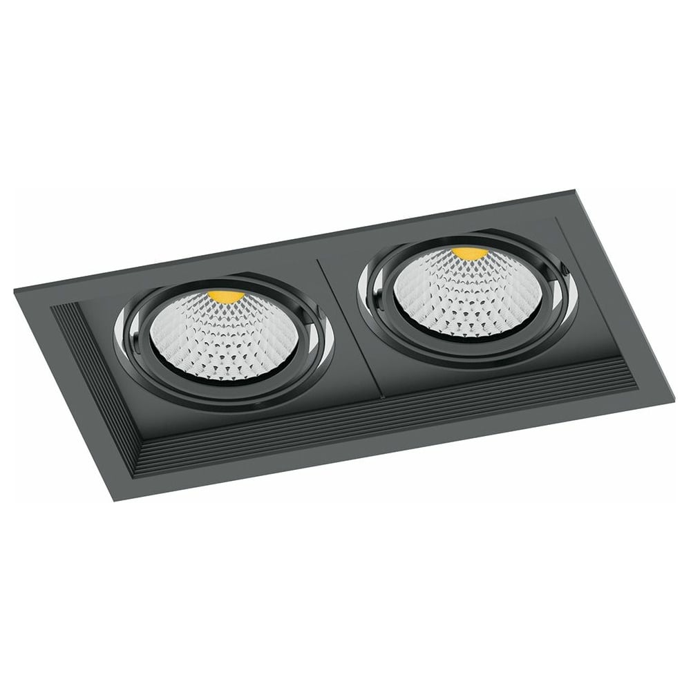 Карданный светильник с драйвером FERON AL202 2x12W, 2160 Lm, 4000К, 35 ...