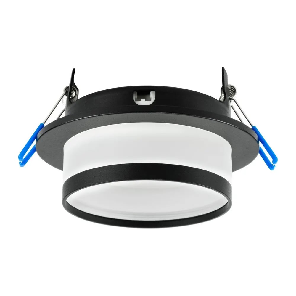 Светильник потолочный SPECTR 1шт., спот, точечный под сменную лампу GX53 (черный) SPC 04BL ...