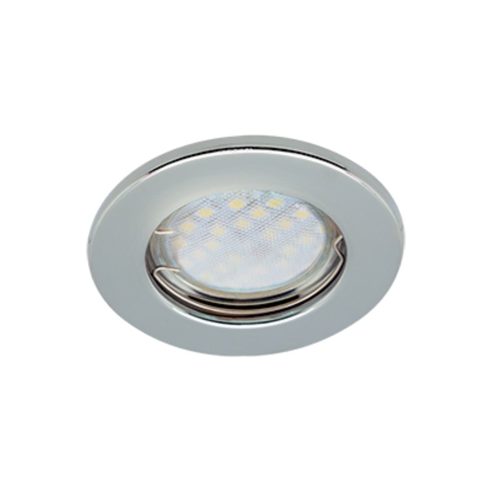 Светильник встраиваемый плоский Ecola Light MR16 DL90 GU5.3 Хром 30x80 ...