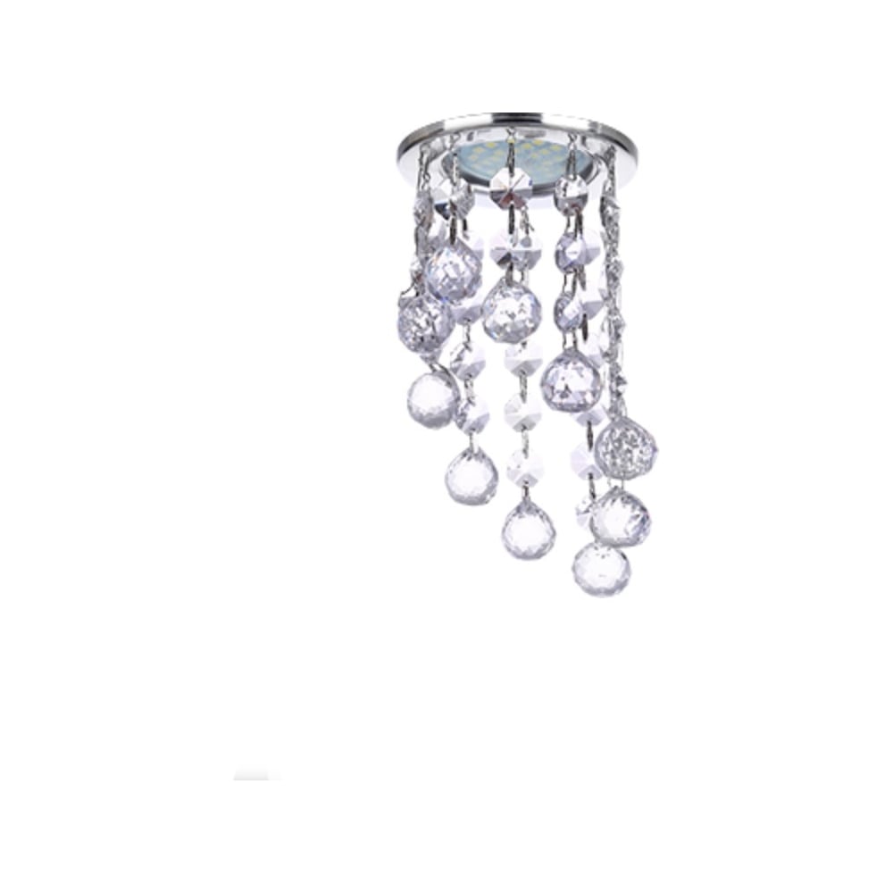 Светильник Ecola MR16 CR1007 GU5.3 Glass Стекло Круг с большими ...