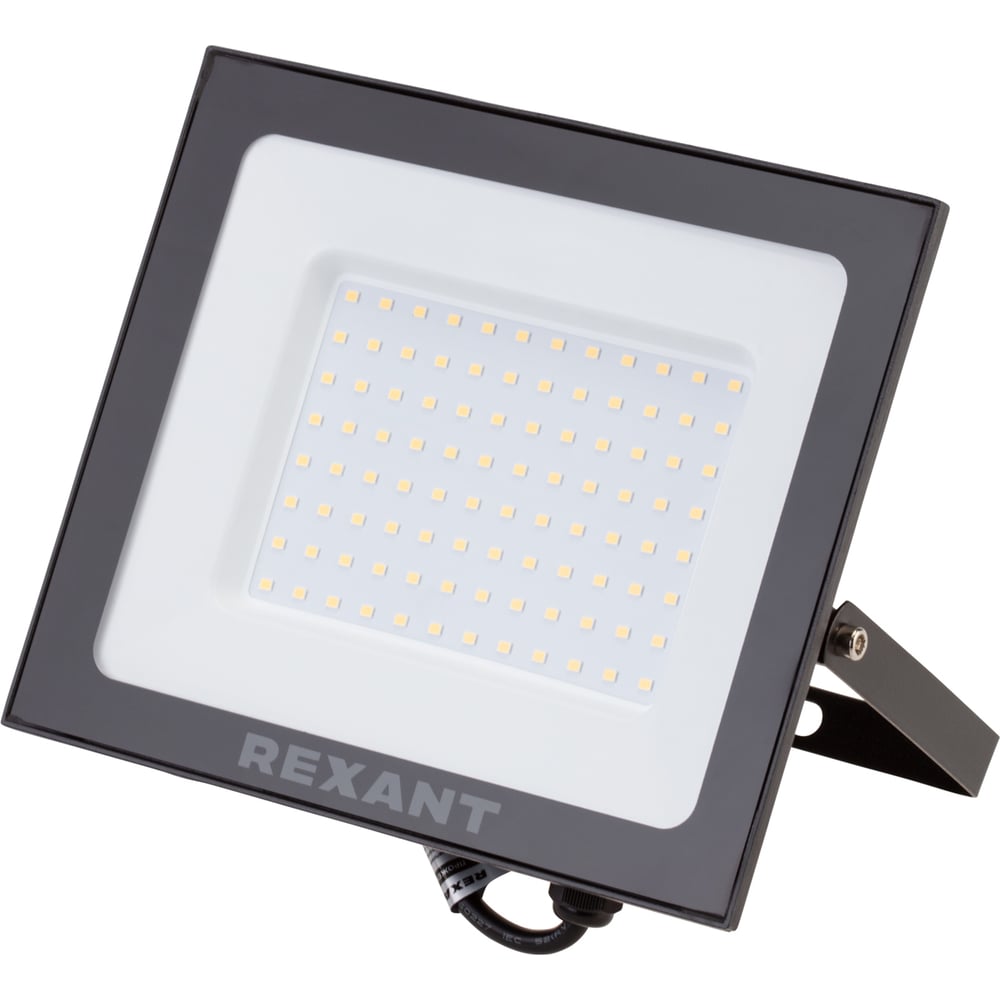 Светодиодный прожектор REXANT СДО, 70Вт, 5600Лм, 6500К холодный свет, черный корпус 605-037 ...