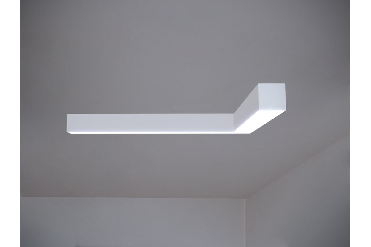 Светильник светодиодный накладной угловой N55 угловой A90 (0.75м_0.75м ...