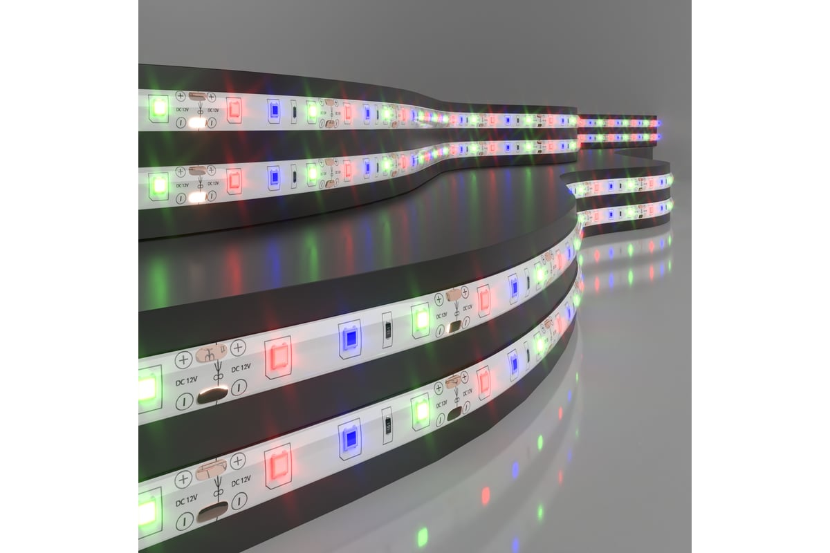 Светодиодная лента Elektrostandard 2835 12v 60led 4 8w Ip65 Rgb