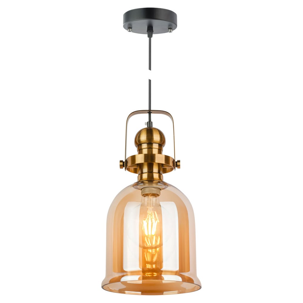 Подвесной светильник AM Group лофт AM266-1 AMBER - выгодная цена ...