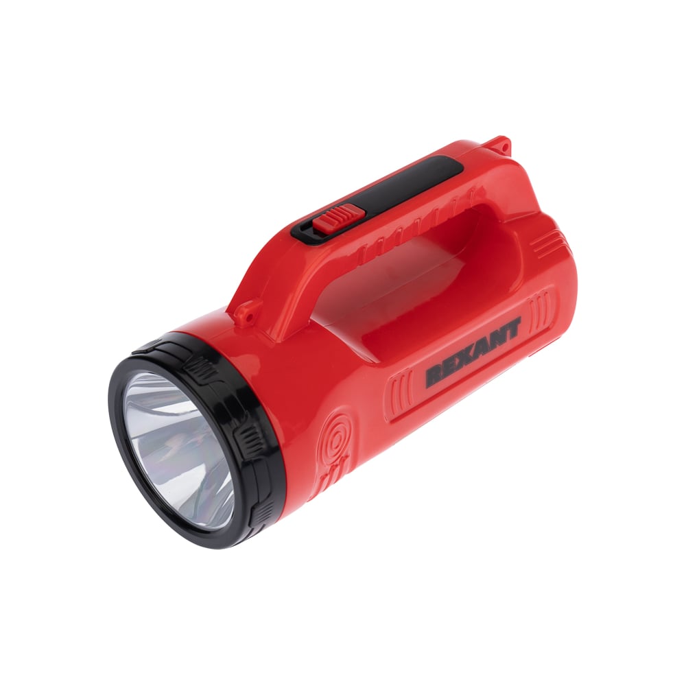 Аккумуляторный фонарь прожектор REXANT боковой свет, с солнечной батареей, индикатор заряда 75 ...