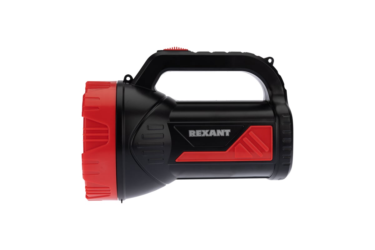 Аккумуляторный фонарь прожектор REXANT с боковым светом, индикатор зарядки, 5000 mAh 75-707 ...