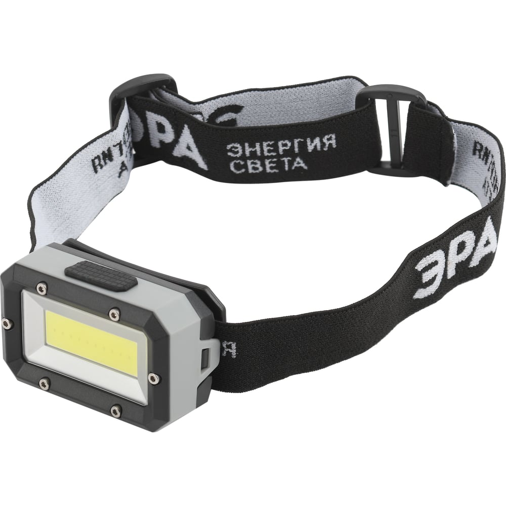 Налобный светодиодный фонарь ЭРА GB-708 Шторм, на батарейках, 3 режима, 5 Вт, СОВ, 3хААА ...