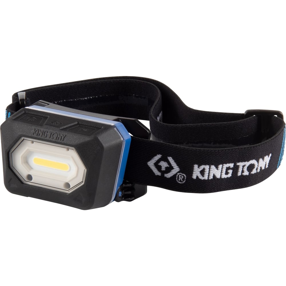 Фонарь светодиодный KING TONY налобный, 1 Led COB, 3,7 В 9TA522 ...