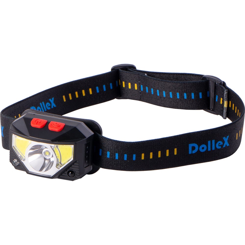 Светодиодный налобный фонарь Dollex на аккуммуляторе Li-Pol 3.7V 1000mA ...
