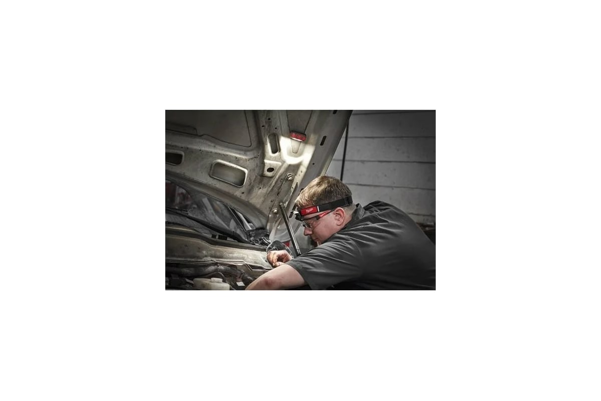 Аккумуляторный налобный фонарь Milwaukee IR HL450 4933478587 - выгодная ...