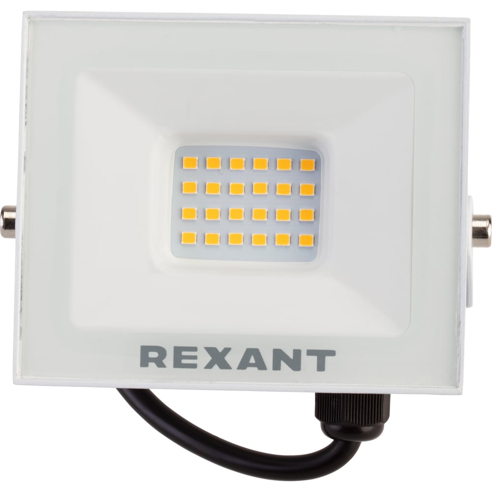 Светодиодный прожектор REXANT LED 30 Вт 2400 Лм 2700 K белый корпус 605-028 - выгодная цена ...