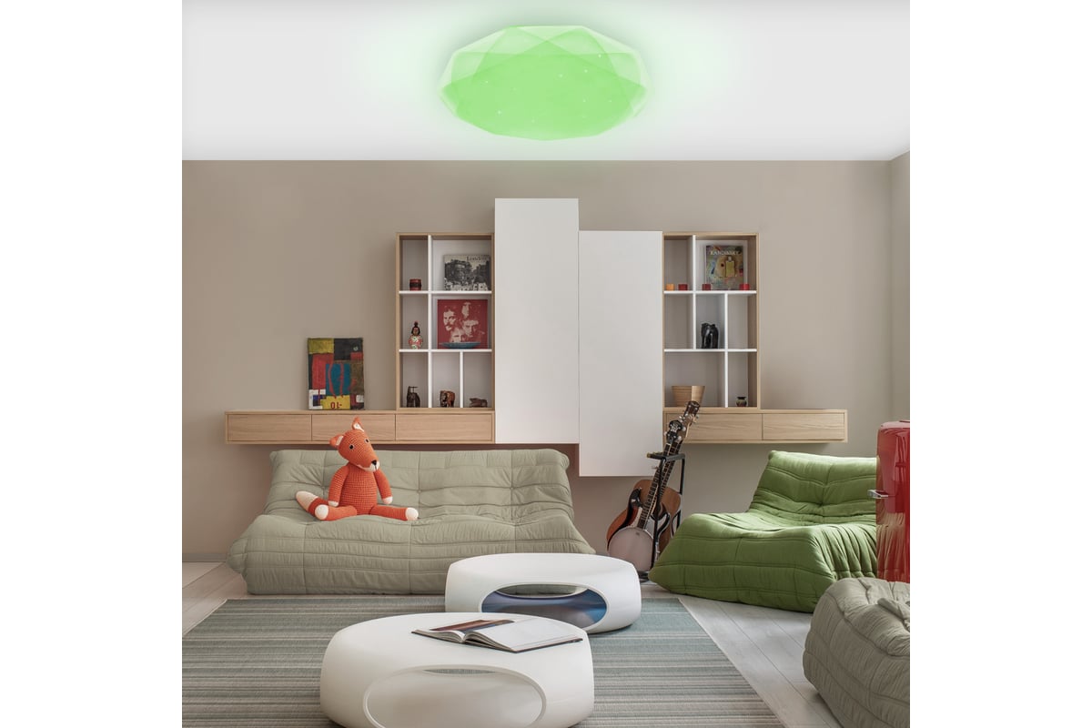 Светодиодный диммируемый светильник RITTER BRILLIANCE с Алисой RGB с ДУ ...