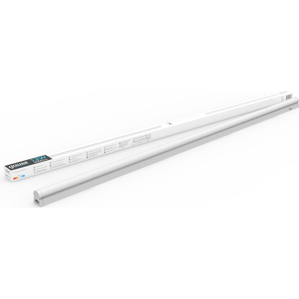 Линейный светильник Gauss LED матовый 12W 4000K 870x22x33, 1000лм TL005 - выгодная цена, отзывы ...