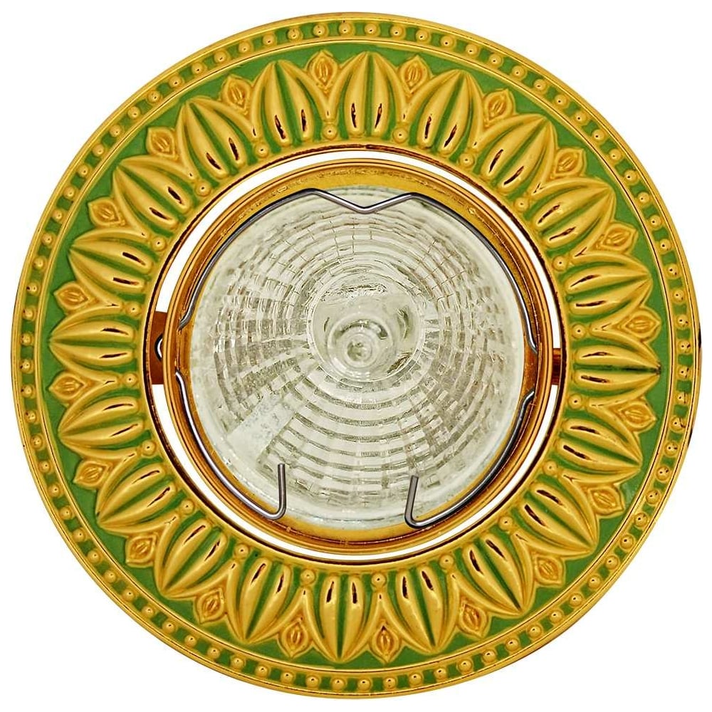 Встраиваемый светильник De Fran MR16 зеленый антик, SD-116 GR ...