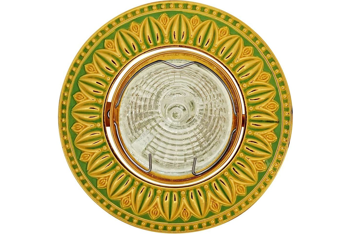 Встраиваемый светильник De Fran MR16 зеленый антик, SD-116 GR ...