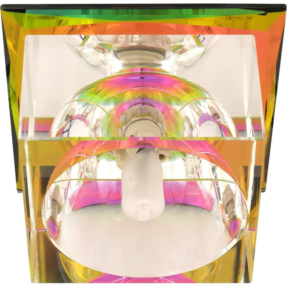 Встраиваемый светильник De Fran G9 серебро "радуга", FT 9256 r ...