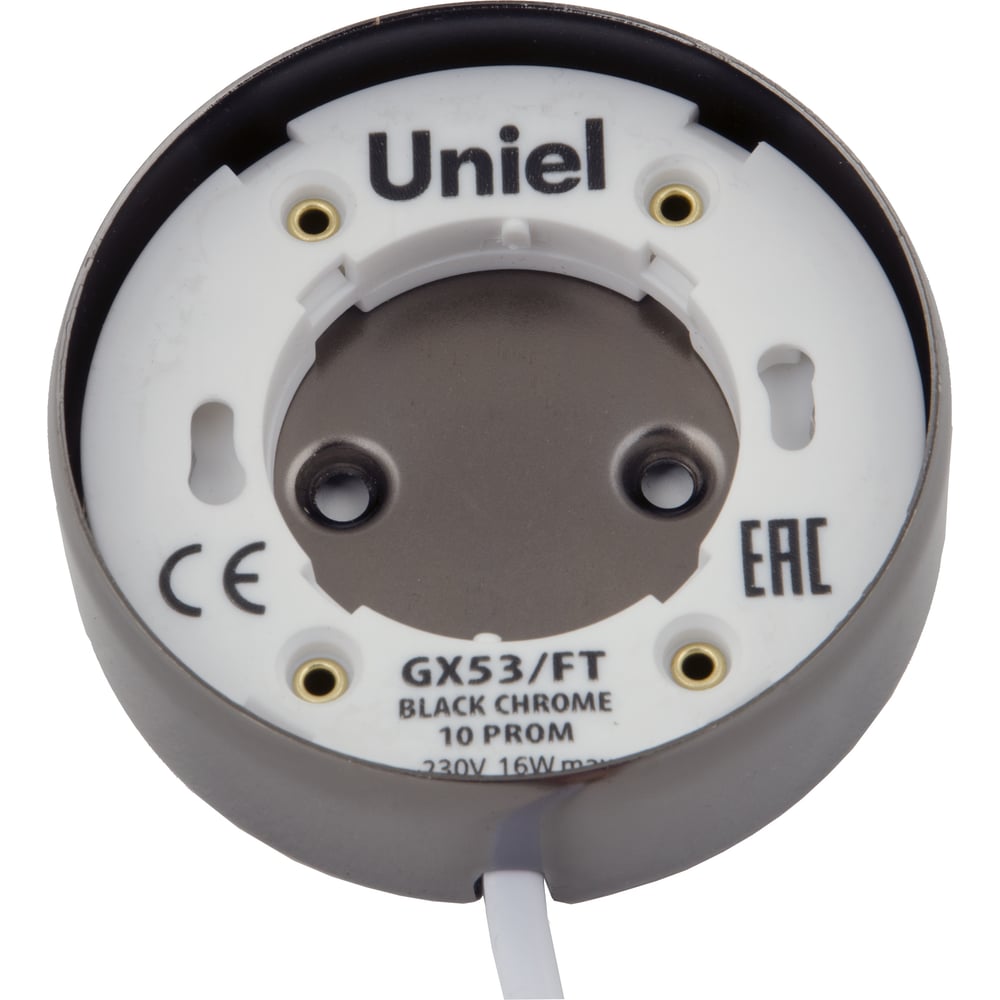 Накладной светильник GX53/FT BLACK CHROME 10 PROM Uniel UL-00003735 ...