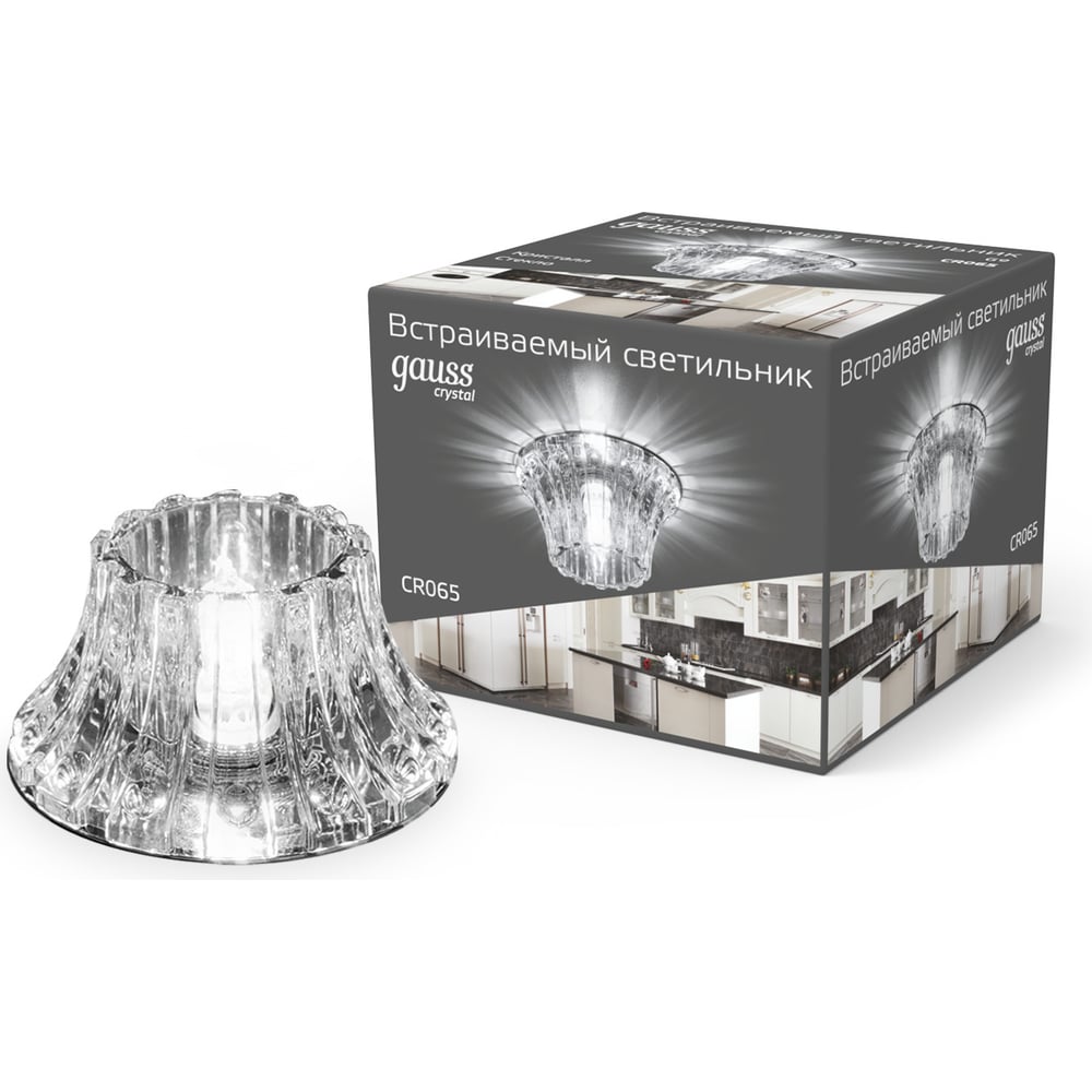 Светильник Gauss Crystal Exclusive CR065 Кристал, G9 1/30 - выгодная ...