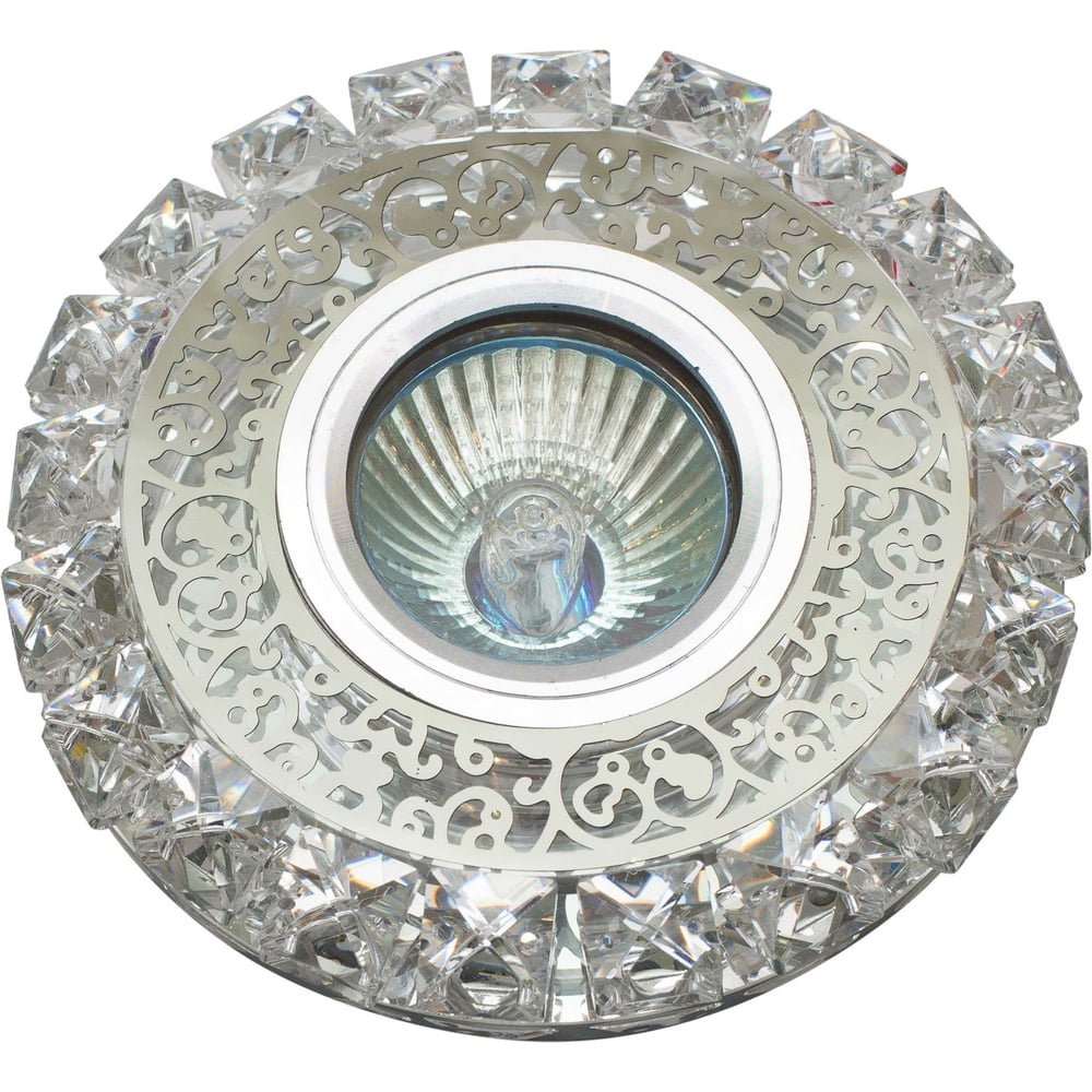 Встраиваемый светильник De Fran SMD/MR16 4000K хром прозрачный ...