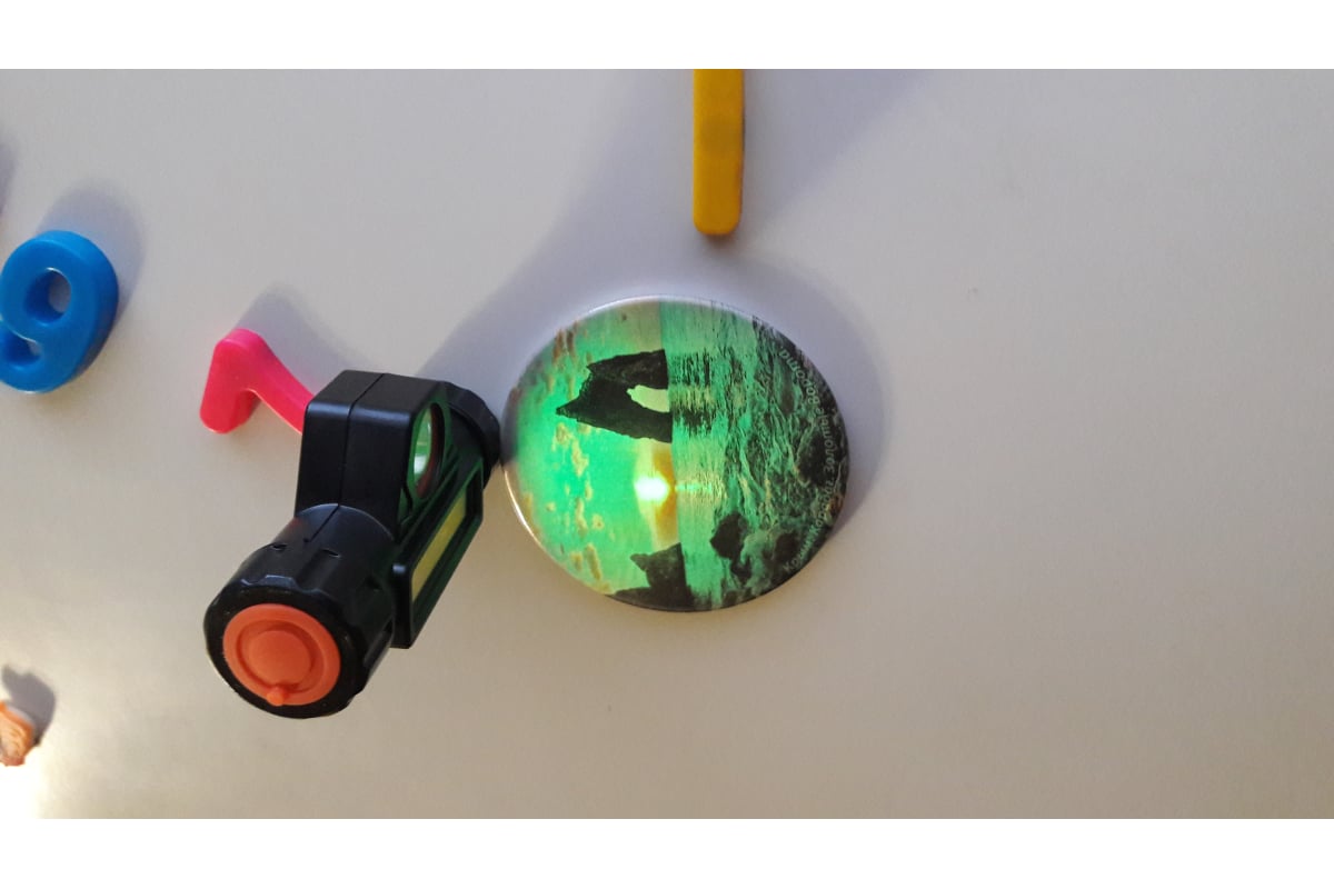 Налобный аккумуляторный поворотный фонарь REXANT с магнитом, дальний и ближний свет, li-ion, 75 ...