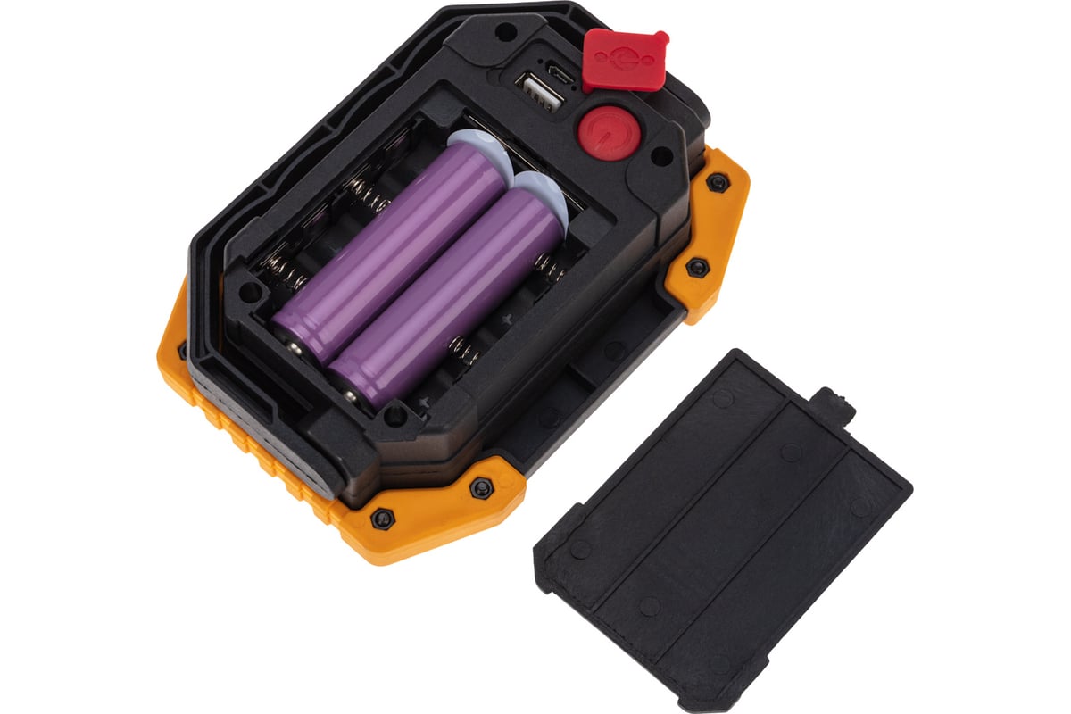 Аккумуляторный прожекторный фонарь REXANT NEW AGE, трехрежимный, в противоударном корпусе, с ...