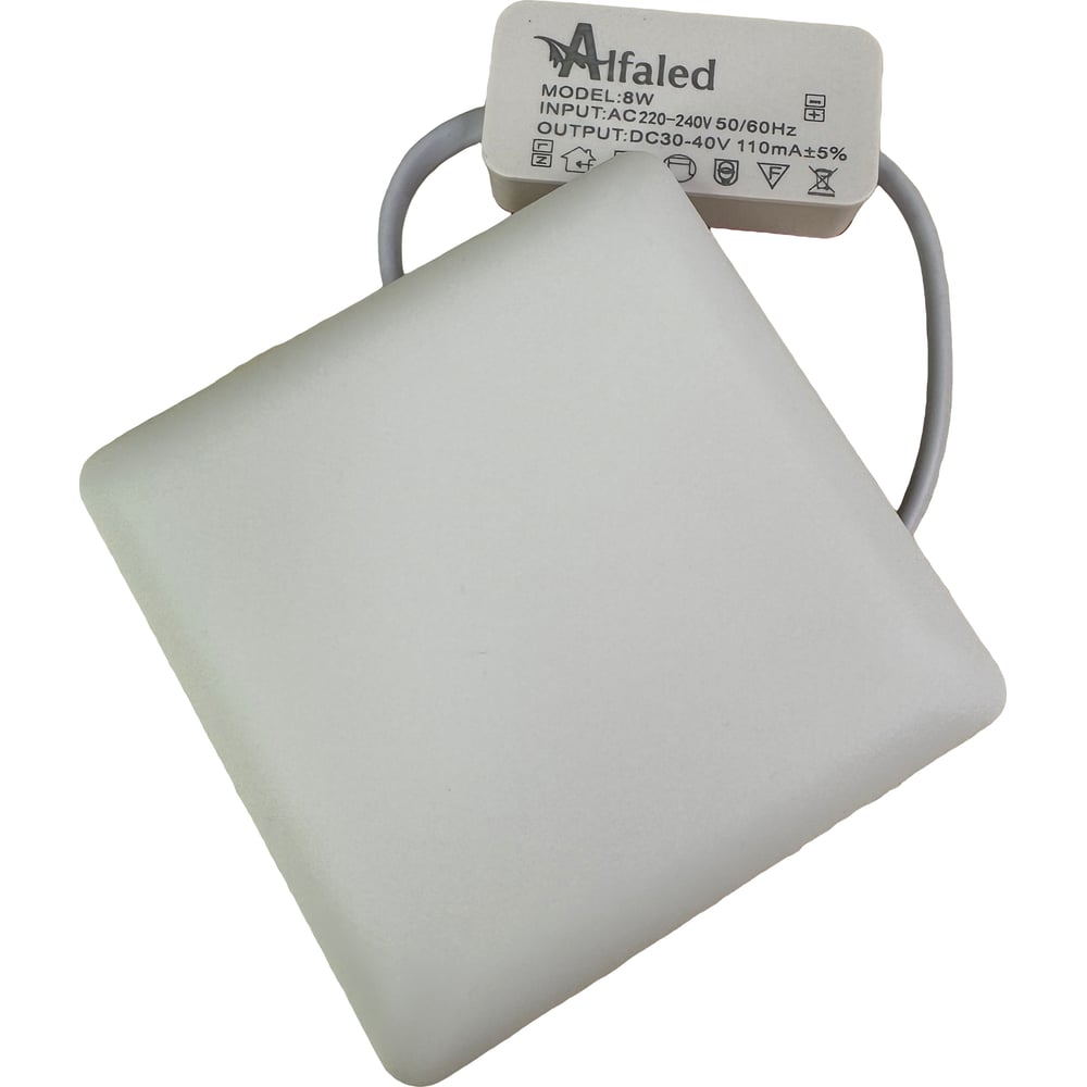 Светодиодный светильник AlfaLed квадратный DOWNLIGHT 4000К 8W GFR-8 GFS8 - выгодная цена, отзывы ...