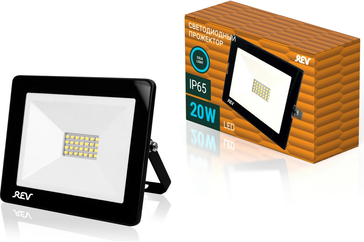 Светодиодный прожектор LED 20Вт, IP65, EXTRA SLIM-сверхтонкий REV 32301 ...