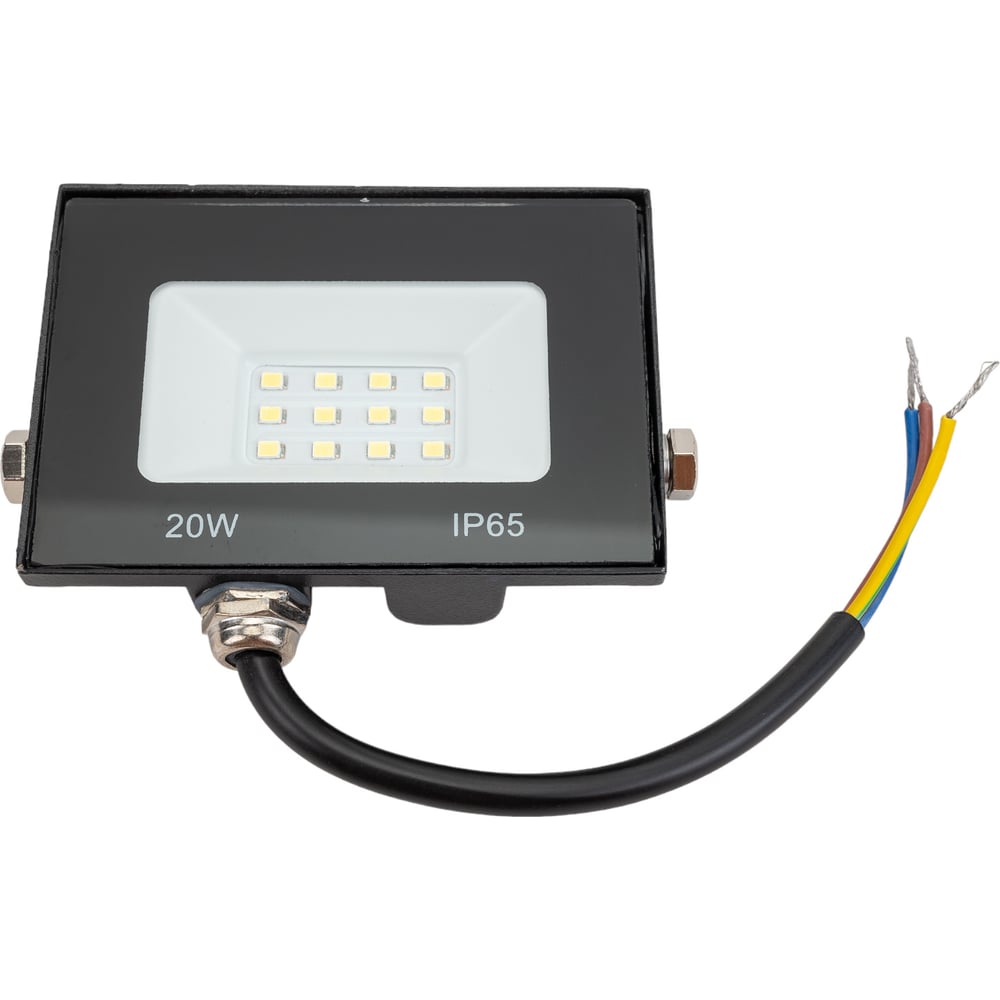 Прожектор BELLIGHT BL-LFL-2-20 slim/СДО 2-20 slim, 6500К 1600Lm 220В ...