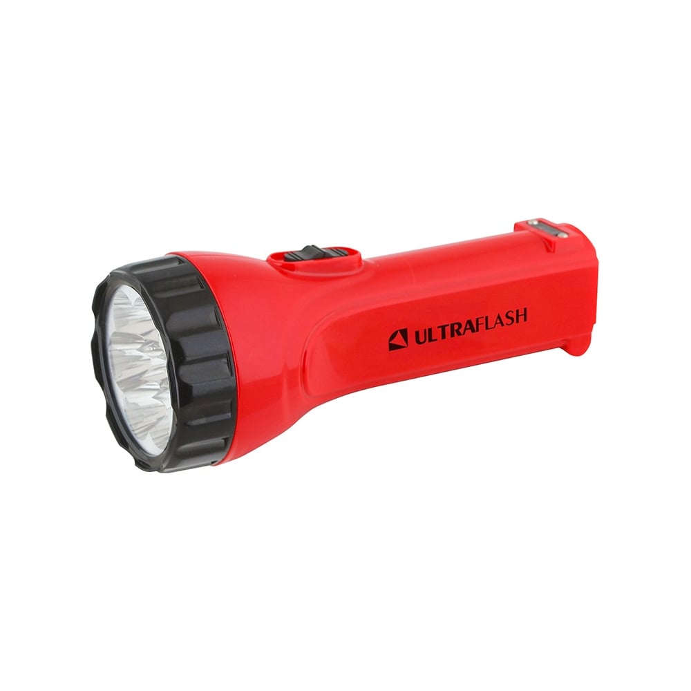 Аккумуляторный фонарь 220В, красный, 7LED + 6 SMD LED, 2 режима, SLA, пластик, коробка ...