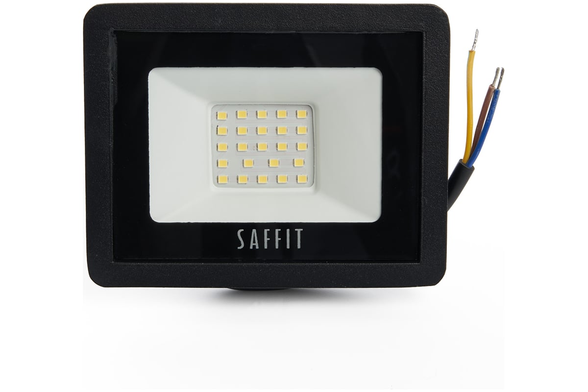 Светодиодный прожектор SAFFIT SFL90-30 2835SMD, 30W 6400K AC220V/50Hz ...
